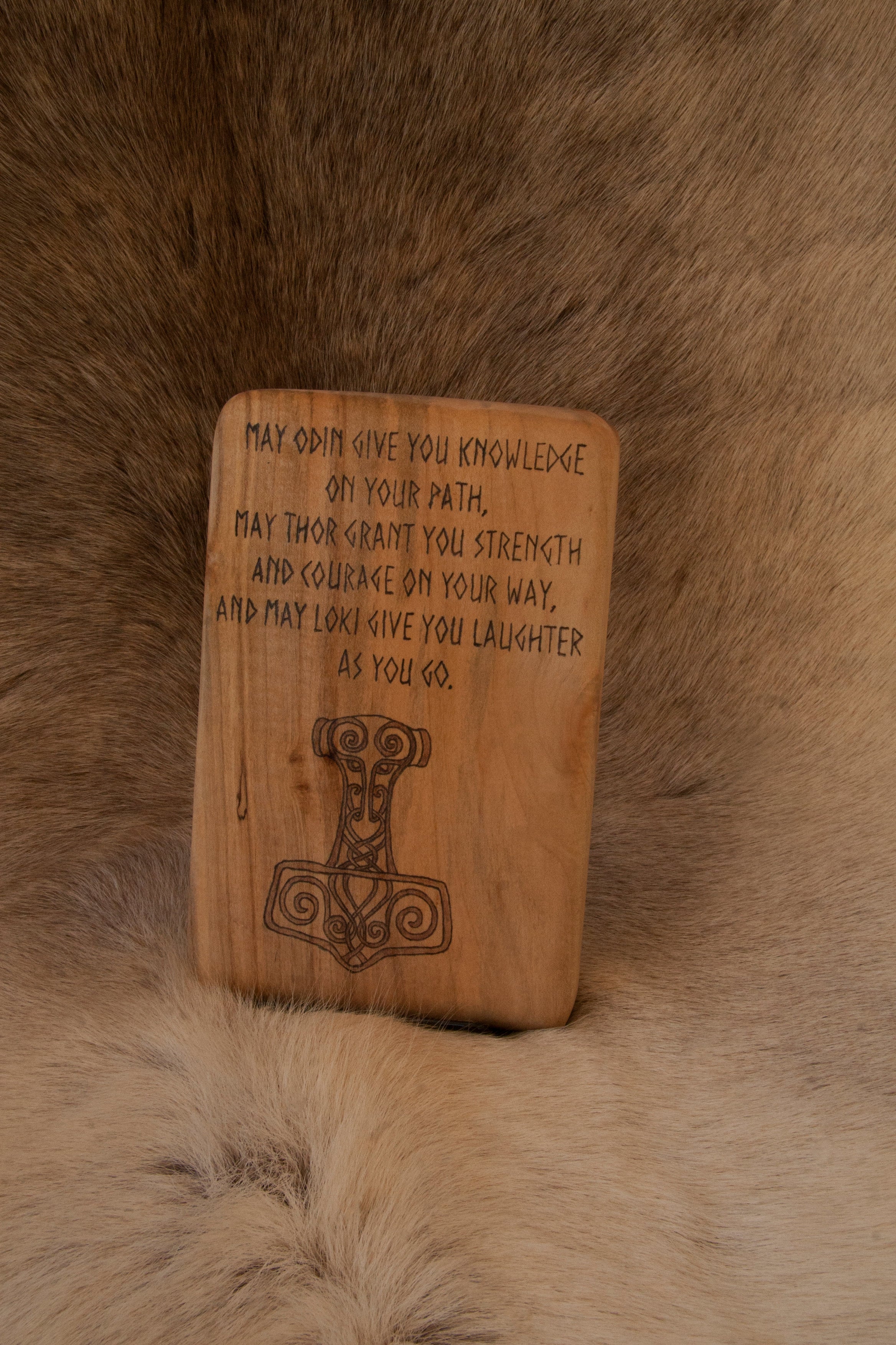 Norse Blessing Plaque | Grey Wolf Hollow